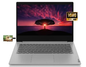 new lenovo ideapad 3i business laptop, 14" fhd display, intel core i5-10210u, windows 10 pro, 12gb ram 512gb ssd, webcam, 32gb durlyfish usb card