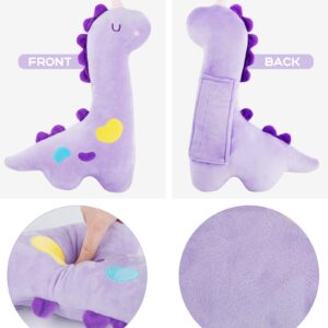 Icepark Seat Belt Pillow for Kids, Seatbelt Pillow Seat Belt Covers Kids Neck Pillow Car Shoulder Pads Safety Belt Protector Cushion, Plush Soft Seat Strap Headrest Neck Support (Unicorn)