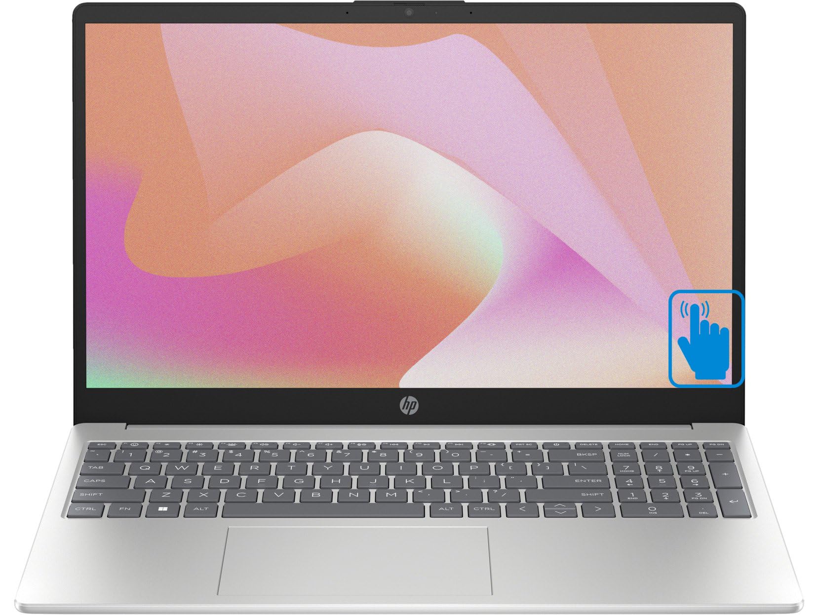 HP 15t 15.6" Touchscreen FHD IPS Business Laptop (Intel i7-1355U 10-Core 1.70GHz, 16GB RAM, 512GB SSD, Intel UHD, Backlit KYB, FP, WiFi 6, BT 5.3, HD Webcam, Win11H) w/Dockztorm Dock