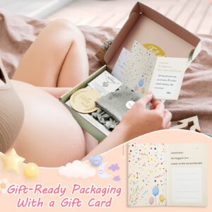 Luxekem Baby Shower Gifts Baskets, Pregnancy Gifts for First Time Moms, Registry Search for Boys & Girls, Neutral Newborn Accessories for Parent to be, Gifts Baskets Set with 10 Stuffs