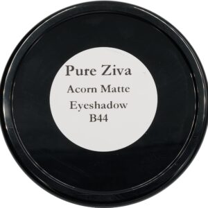 Pure Ziva Light Blue Silver Grey Shimmering Pressed Powder Single Vegan Eyeshadow; Talc, Paraben & Cruelty Free