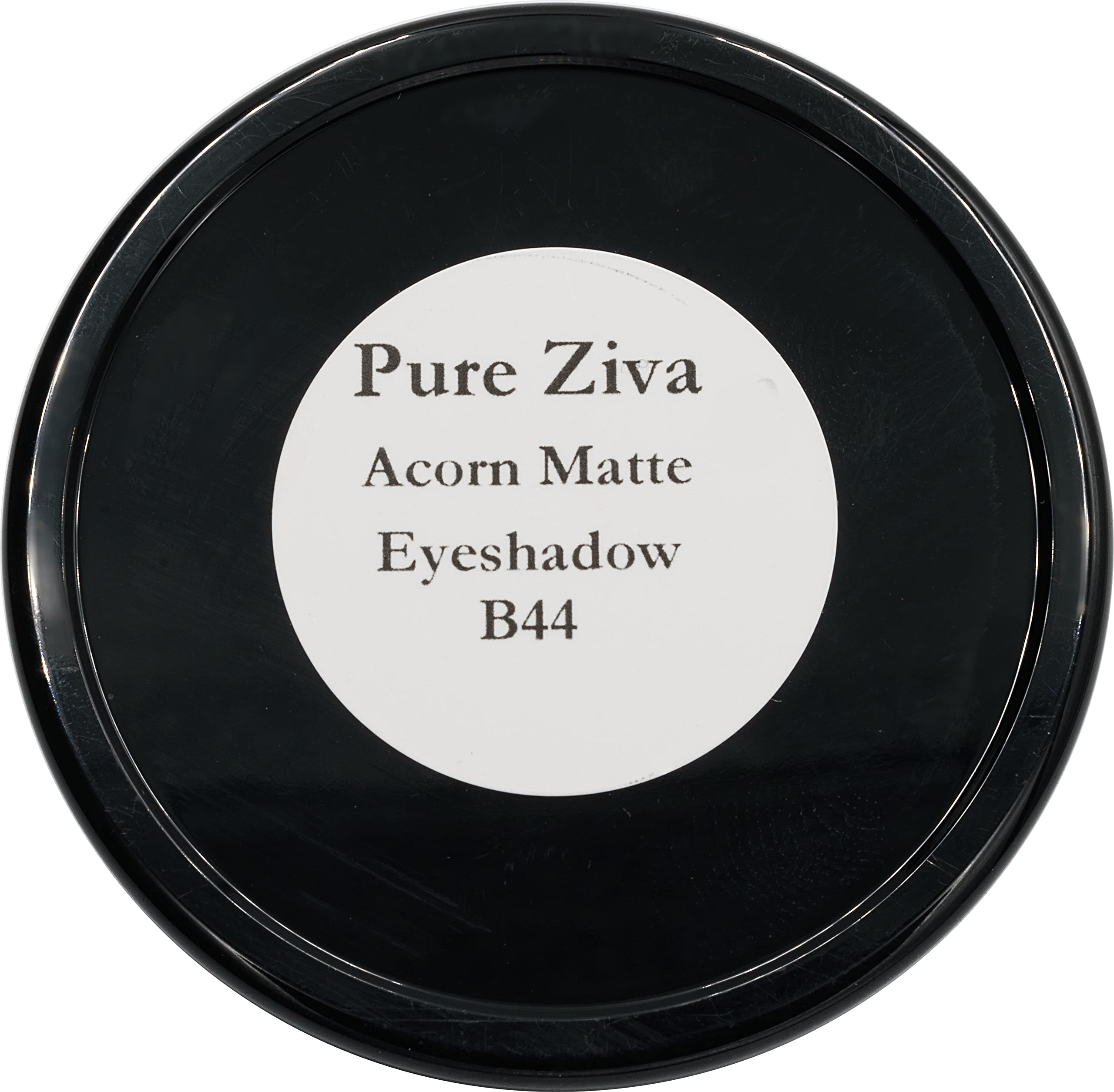 Pure Ziva Light Blue Silver Grey Shimmering Pressed Powder Single Vegan Eyeshadow; Talc, Paraben & Cruelty Free