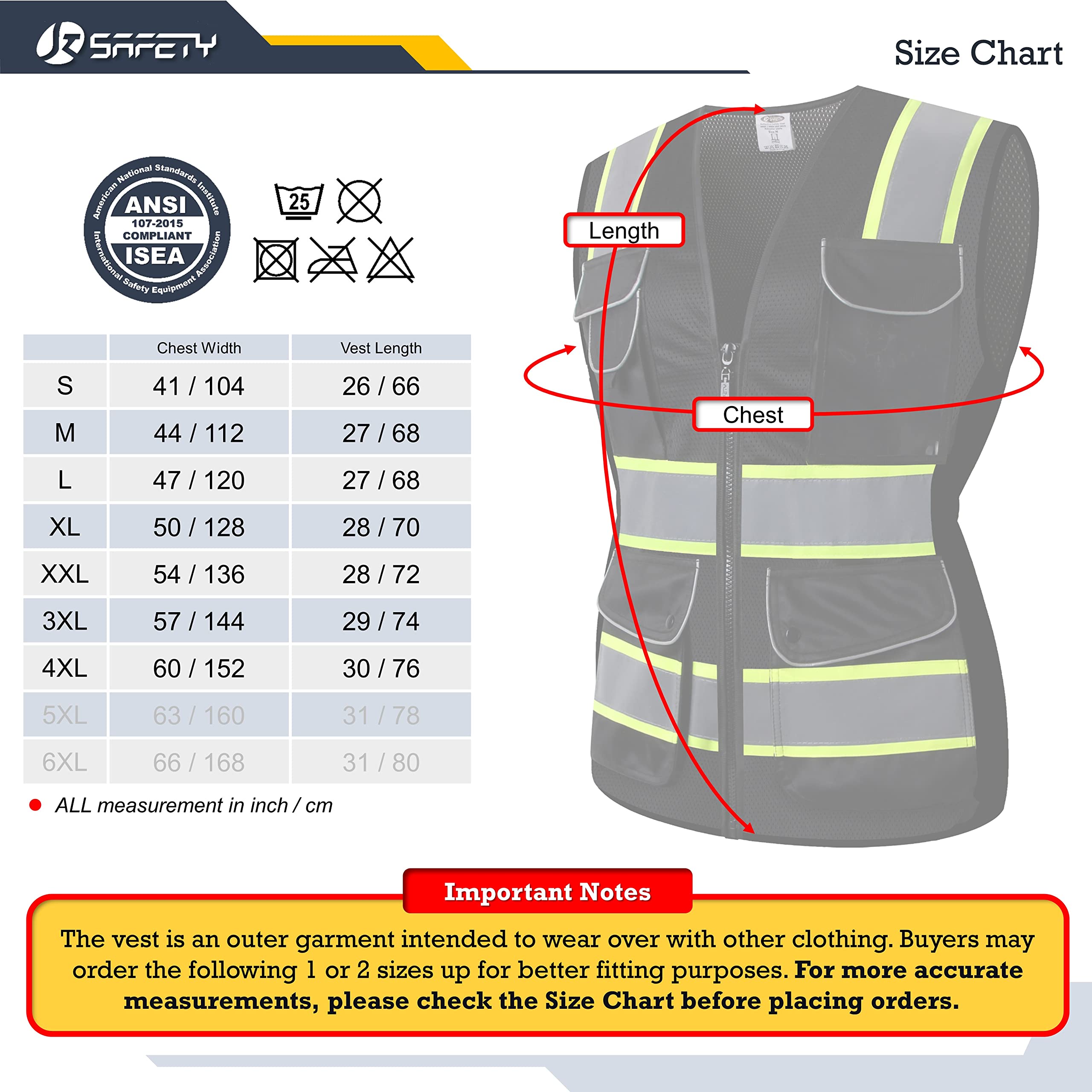 JKSafety 9 Pockets Women Hi-Vis Reflective Safety Vest | Mesh Black| Reflective Strips with Yellow Extended Trims | ANSI Compliant (168-Black, S)