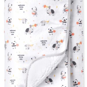 The Children's Place Unisex Baby Cozy Blanket, Shell, No Size