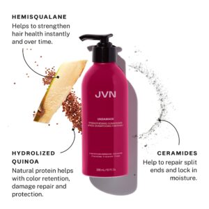 JVN Undamage Strengthening Conditioner, Reparative Conditioner for Dry Hair, Smooths Strands and Repairs Hair, Sulfate Free (10 Fl Oz)