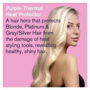 Bold Uniq Purple Shampoo, Conditioner & Purple Heat Protectant Spray Bundle. Eliminate Brassy Yellow tones. Thermal Shield Protection. Paraben & Sulfate Free. Vegan & Cruelty Free.