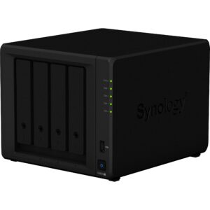 Synology DiskStation DS920+ NAS Server for Business with Celeron CPU, 8GB DDR4 Memory, 1TB M.2 SSD, 16TB HDD, DSM Operating System