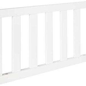 Dream On Me Universal Convertible Crib Toddler Guard Rail in White, Converts Cribs to Toddler Beds, Safety Guard Rail for Toddlers, Made of Solid Wood