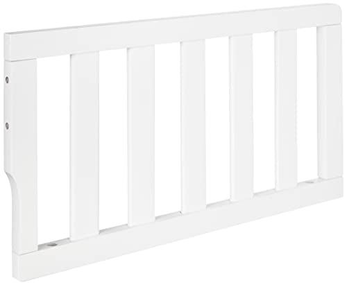 Dream On Me Universal Convertible Crib Toddler Guard Rail in White, Converts Cribs to Toddler Beds, Safety Guard Rail for Toddlers, Made of Solid Wood