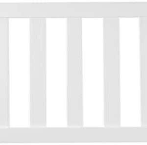 Dream On Me Universal Convertible Crib Toddler Guard Rail in White, Converts Cribs to Toddler Beds, Safety Guard Rail for Toddlers, Made of Solid Wood