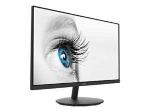 msi full fhd anti-glare 5ms 1920 x 1080 ips 75hz refresh rate fhd 24” monitor (pro mp242)