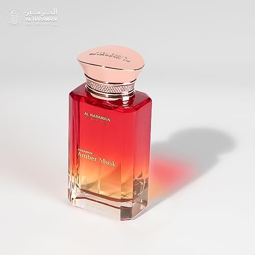 Al Haramain Amber Musk - Arabian Perfume for Women - Long Lasting Perfume for Women - Amber and Musk Fragrances - Eau de Parfum for Women - 3.4 oz