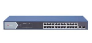 hikvision ds-3e0526p-e 24-port unmanaged gigabit poe switch