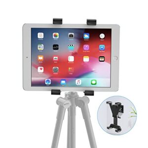 XWXELEC Tablet Holder car Mount Heavy Duty Drill Base, for iPad Pro Air Mini, Samsung Galaxy Tab, Other 6-11.5" Cell Phone and Tablet, iPad Holder for Desk (7-10.6" ipad Holder for Tripod)