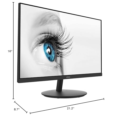 MSI Full FHD Anti-Glare 5ms 1920 x 1080 IPS 75Hz Refresh Rate FHD 24” Monitor (Pro MP242)