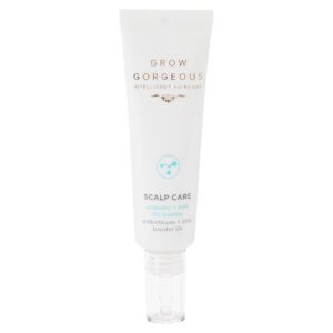 grow gorgeous scalp care prebiotic and aha 5% booster - scalp treatment with glycolic acid - vegan