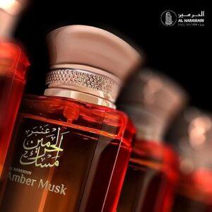 Al Haramain Amber Musk - Arabian Perfume for Women - Long Lasting Perfume for Women - Amber and Musk Fragrances - Eau de Parfum for Women - 3.4 oz