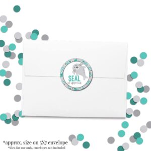 Seal of Approval Appreciation & Encouragement Sticker Labels, 40 2" Party Circle Stickers by AmandaCreation, Great for Teachers, Co Workers, Employees and Anyone Who Needs to Feel Appreciated