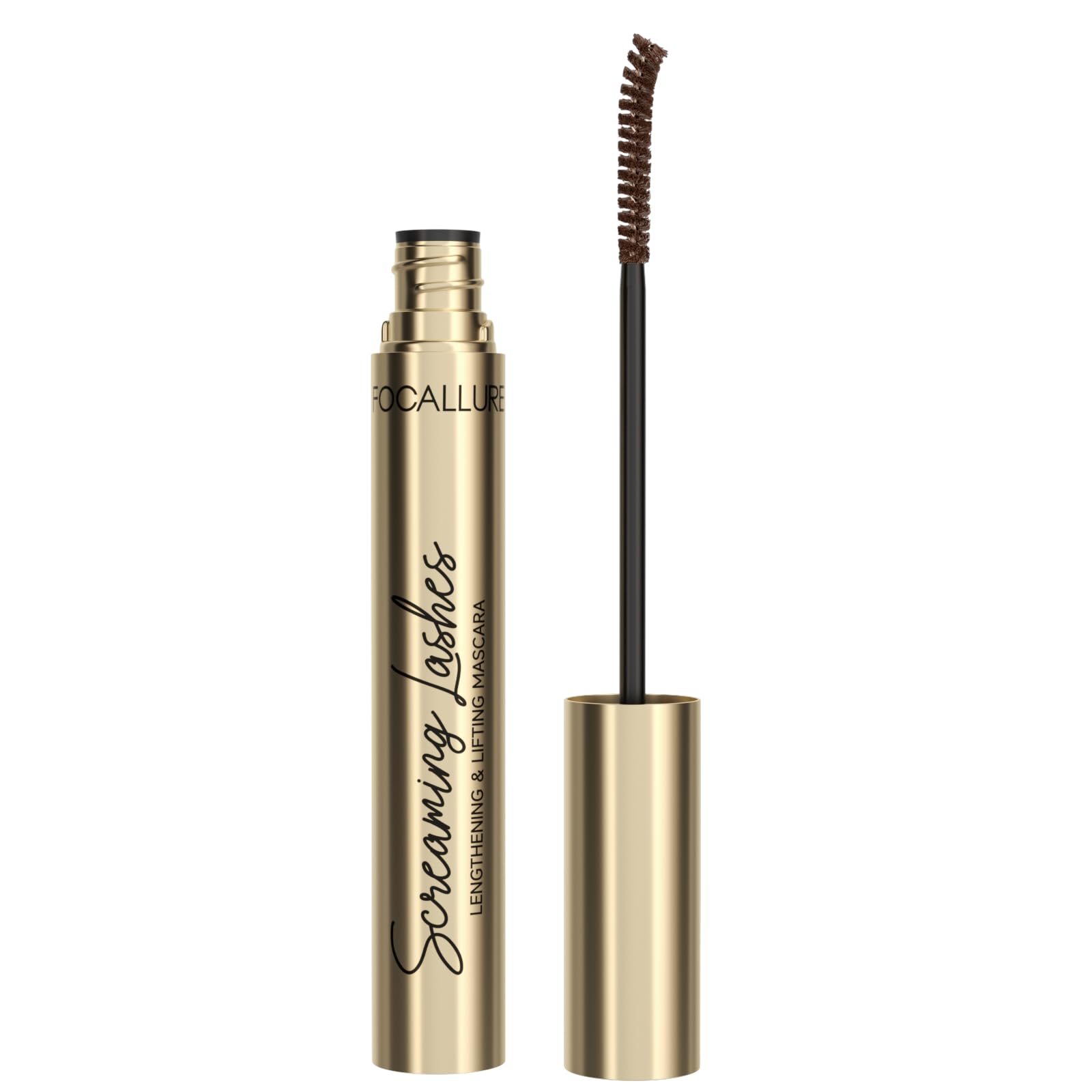 FOCALLURE Waterproof Mascara,Lengthening,Lifting Fiber Lash Mascara,Fine Fibers to Lengthen Lashes,Smudge Proof,Long Lasting Eye Makeup,Volume and Length Effect and Natural Lash Look