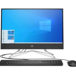 HP 2022 Newest 22-inch FHD IPS All-in-One Desktop Computer - Dual-Core AMD Athlon Silver 3150U - 16GB DDR4 RAM-512GB SSD - DVD-RW - WiFi Bluetooth - Windows 10 Pro - Black w/ 32GB USB Drive