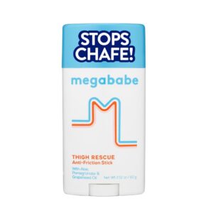 megababe thigh rescue anti-chafe stick 2.12oz - 2 pack