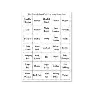 InvitationHouse Pink Baby Feet Baby Shower Bingo Cards - Prefilled - Set of 24…