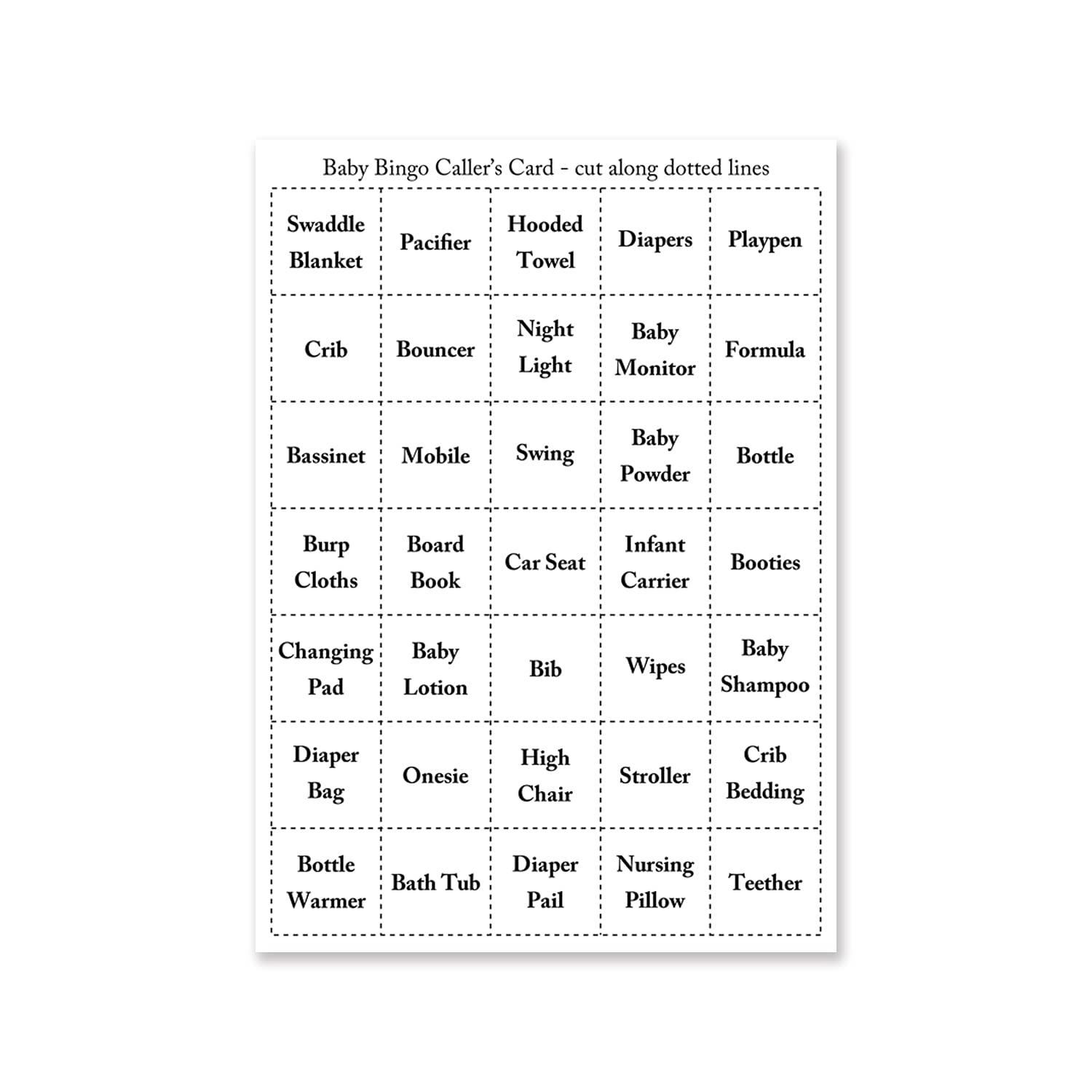 InvitationHouse Pink Baby Feet Baby Shower Bingo Cards - Prefilled - Set of 24…