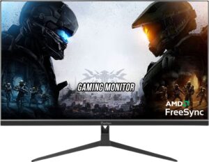 prechen 27 inch 165hz gaming monitor ips fhd 1920x1080 monitor with hdmi/dp interface, 1ms gtg, 400cd/m², amd freesync, 3-side borderless, 99% srgb gaming display