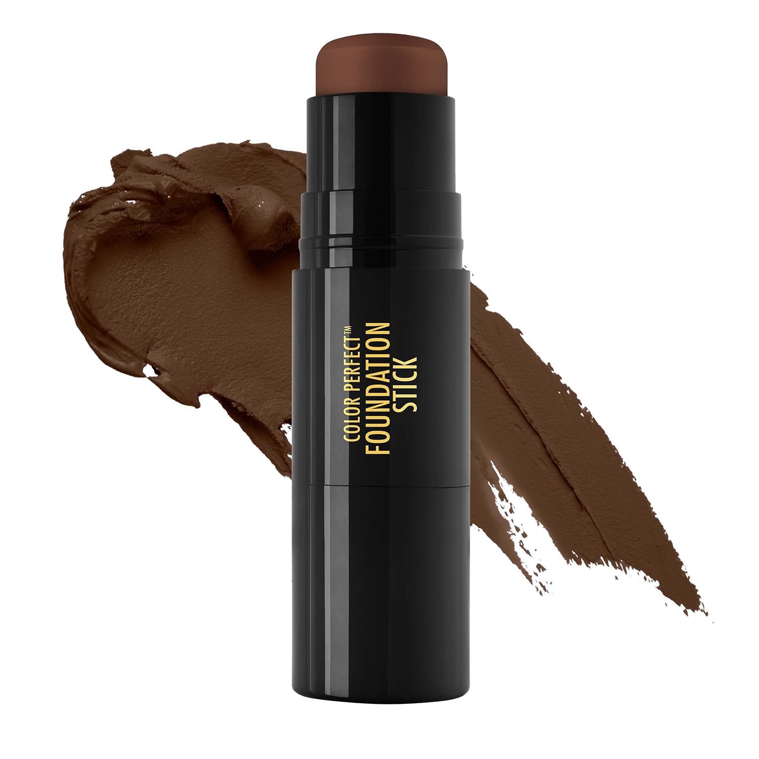 Black Radiance Color Perfect Foundation Stick with Soft Brush Applicator Duo – Buildable, Blendable Versatile Pigment-Rich Formula - Espresso