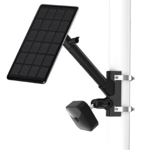 koroao 2-in-1 universal pole mount for camera & solar panel compatible with blink outdoor4/xt/xt2 camera