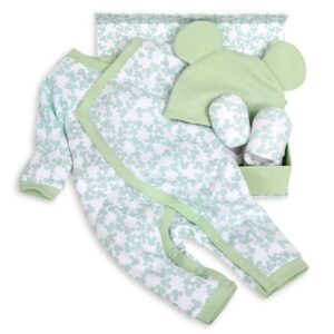 disney mickey mouse newborn gift set for baby, size 0-3 months