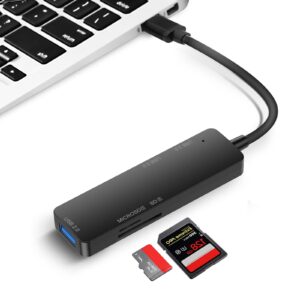 USB 3.0 Hub Multiport Adapter - 5 in 1 USB-C Hub with Mouse, Keyboard, USB Stick and SD/TF Reading Support [Charging Not Supported], for MacBook, Mac Pro, Mac Mini, iMac, PC, Flash Drive, Mobile HDD