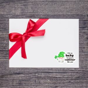 240 PCS Thank You for Your Order Patrick's Day Sticker,Cute Business Envelopes Stickers for Business Packages/Handmade Goods/Bags,Patrick's Day Theme Small Shop Business Stickers for Envelopes Seals