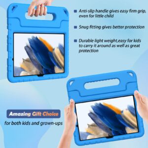 LTROP Kids Case for Samsung Galaxy Tab A8 10.5 2022, Galaxy Tab A8 Case, Light Weight Shockproof Handle Stand Kids Case for Samsung Galaxy A8 Tablet 10.5 Inch 2022 (SM-X200/X205/X207), Blue