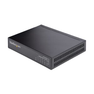 startech.com unmanaged 2.5g switch - 5 port gigabit switch - 2.5gbase-t unmanaged switch - network switch - desk or wall mount - backwards compatible with 10/100/1000mbps devices - 9k jumbo (ds52000)