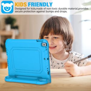 SUPLIK Kids Case for iPad 9th/8th/7th Generation(10.2 inch, 2021/2020/2019), iPad 10.2 Case with Screen Protector, Durable Shockproof Protective Handle Stand Case for Apple iPad Gen 9/8/7, Blue