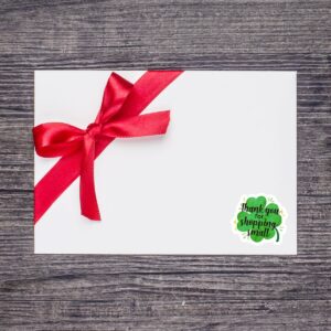 240 PCS Thank You Patrick's Day Stickers,Cute Small Business Envelopes Stickers for Business Packages/Handmade Goods/Bags,Patrick's Day Theme Small Shop Business Stickers for Envelopes Seals