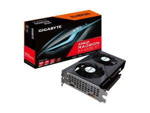 gigabyte radeon rx 6500 xt eagle 4g graphics card, windforce 2x cooling system, 4gb 64-bit gddr6, gv-r65xteagle-4gd video card