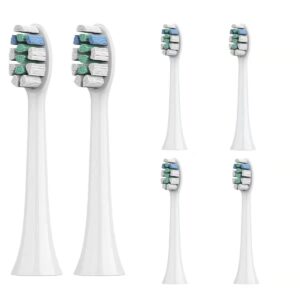 sonic toothbrush head compatible with philips sonicare toothbrush hx3/6/8/9 series multi-action anchor free tufting (6)