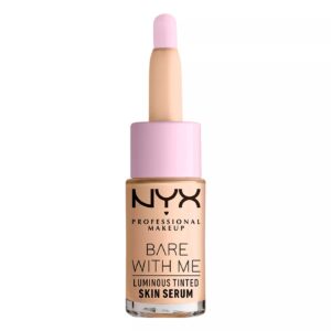 nyx professional makeup bare with me luminous tinted skin serum universal light