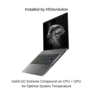 HIDevolution MSI Creator Z17 A12UHT 17" QHD+ 165Hz Touch, 1.8 GHz i9-12900H, RTX 3080, 64 GB 4800MHz RAM, 16 TB PCIe SSD