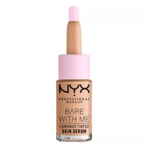 nyx professional makeup bare with me luminous tinted skin serum univeral light medium