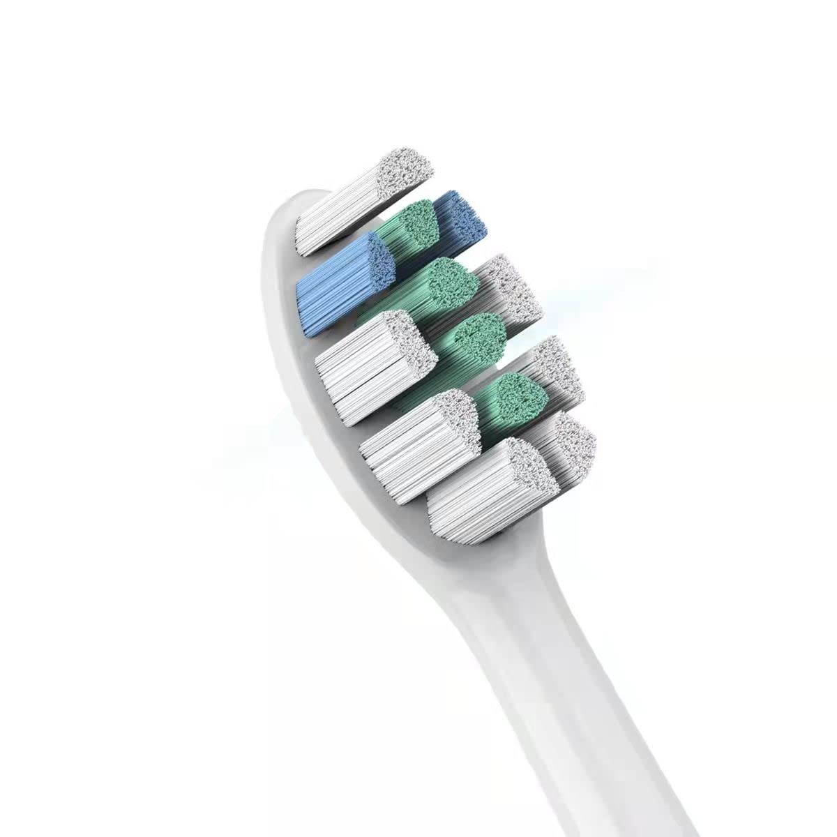 Sonic Toothbrush Head Compatible with Philips Sonicare Toothbrush HX3/6/8/9 Series Multi-Action Anchor Free Tufting (6)