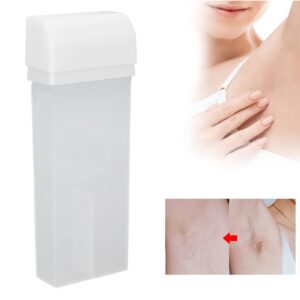 Hair Removal Wax Bottle, Portable Refillable Depilatory Wax Roller Bottle for Home for Men Women