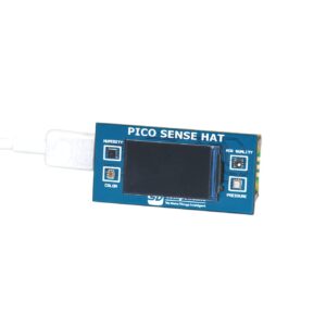 Raspberry Pi Pico with Pico Sense HAT Multi Sensor Humidity, Air Quality, Color, Pressure Sensor Sense HAT for Pico with Inbuilt 1.14” LCD Display