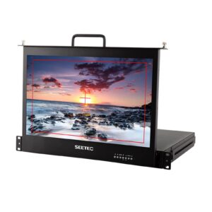 seetec 17.3 inch monitor 1ru pull out rack mount monitor full hd 1920x1080 sc173-hd-56(hdmi)