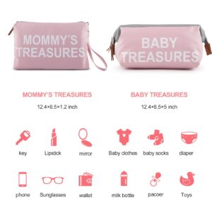 Jereture Diaper Bag Tote, Mommy Bag for Hospital, Large Capacity Baby Diaper Tote Bag Newborn Bag for Mom Travel