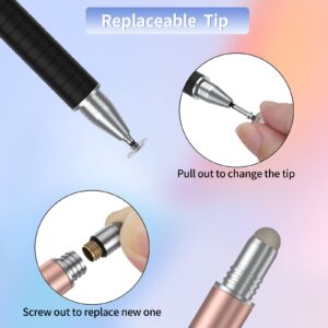 Stylus Pens for Touch Screens(3 Pcs), High Precision and Sensitivity Universal Capacitive iPad Pen Compatible with Apple/iPhone/iPad/Android/Microsoft Tablets and All Capacitive Touch Screens …