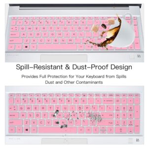 Keyboard Cover for HP Pavilion & HP Laptop 17 17z 17-cn 17-cp 17z-cp000 17-cp0010nr 17-cp0013dx 17-cp0025nr 17-cp0035cl 17-cp0076nr 17-cn1053cl cn0053 cn0273st cn0065cl cn0025nr Keyboard Skin, Pink