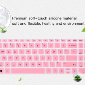 Keyboard Cover for HP Pavilion & HP Laptop 17 17z 17-cn 17-cp 17z-cp000 17-cp0010nr 17-cp0013dx 17-cp0025nr 17-cp0035cl 17-cp0076nr 17-cn1053cl cn0053 cn0273st cn0065cl cn0025nr Keyboard Skin, Pink